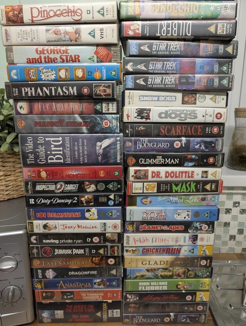 VHS VIDEO TAPE Bundle Job Lot - 43 Random VHS TAPES from The 80s And ...