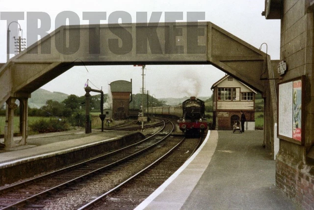 35MM NEGATIVE BR British Railways Steam Loco 7802 Class 7800 Moat Lane ...
