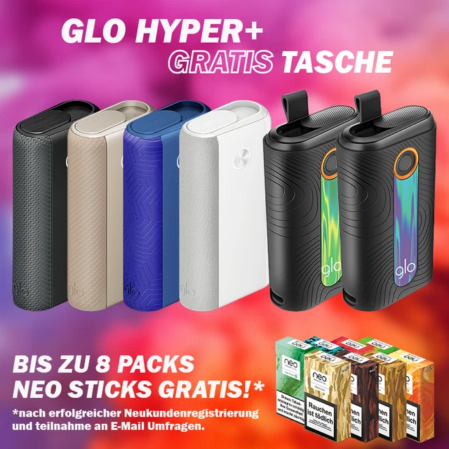 GLO STARTER KIT Hyperkit Scaldatabaker Fino a 8 Confezioni Neo Sticks ...