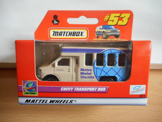 MATCHBOX CHEVY TRANSPORT Bus in weiß in Box EUR 6,99 - PicClick DE