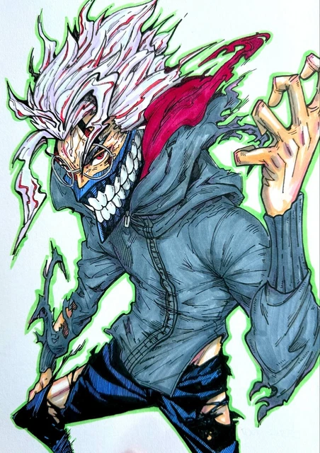 OKARUN,DANDADAN,FAN ART,DRAWING,MARKERS,COMICS,MANGA,PAINTING,ANIME £35 ...