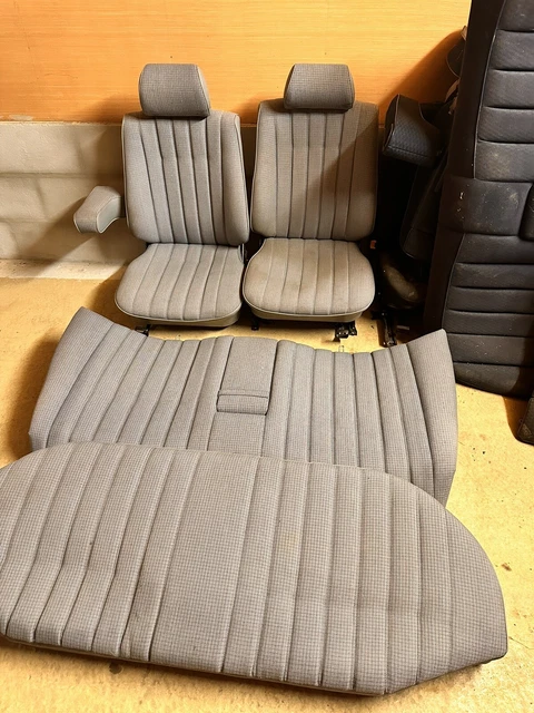 GENUINE MERCEDES 190E W201 Grey PRE FACELIFT seats Interior ...