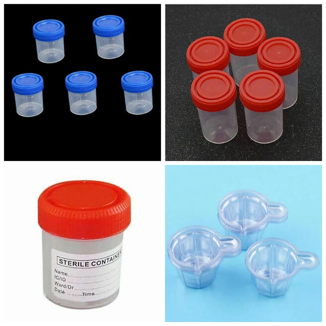 HOSPITAL URINE COLLECTION Sample Cups Specimen Bottle Physical Test 40 ...