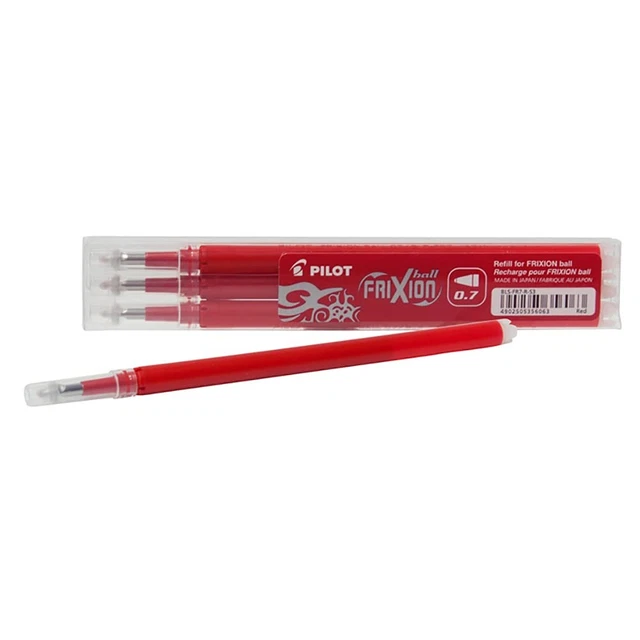 PILOT PEN FRIXION 0.7mm Refill Pack - Red (Pack of 3) £63.43 - PicClick UK
