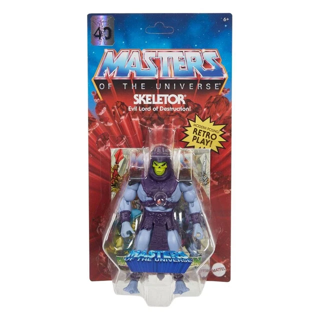 MASTERS OF THE UNIVERSE ORIGINS FIGURINE SKELETOR 200x 2022 14cm MATTEL ...