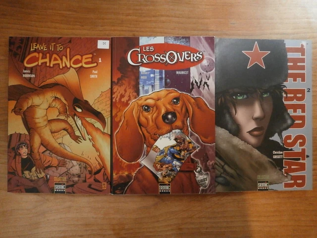 LOT 3 BD Comics - CROSSOVERS / LEAVE IT TO CHANCE / RED STAR- SEMIC ...