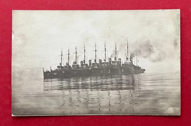 MILITÄR FOTO AK Dt. Kriegsmarine 1. WK Flottille Schiffe ( 129678 EUR ...