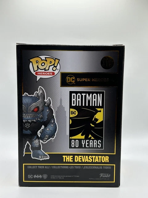 FUNKO POP! THE Devastator #319 Heroes DC FYE Exclusive Batman 80 Years ...