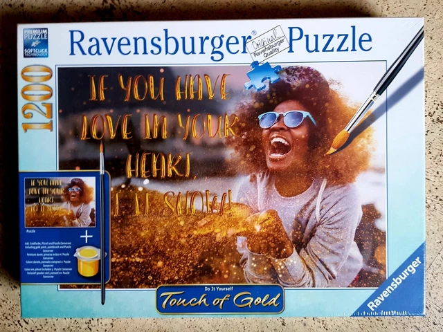 RAVENSBURGER PUZZLE 1200 Teile SHOW ME LOVE TOUCH OF GOLD OVP NEU noch ...