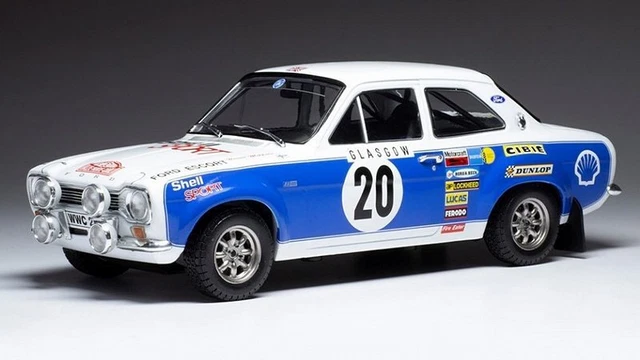 FORD ESCORT MK1 RS1600 Rally Monte Carlo 1973 Mikkola-Porter 1:18 Ixo ...