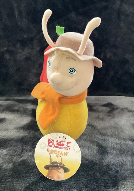 HTF MAGIC ROUNDABOUT Brian Snail 11" Soft Plush Toy By Vivid ...