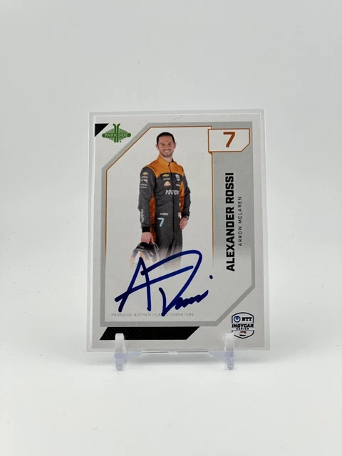 ALEXANDER ROSSI SIGNATURE Autograph 2024 Parkside Indycar Premier Auto ...