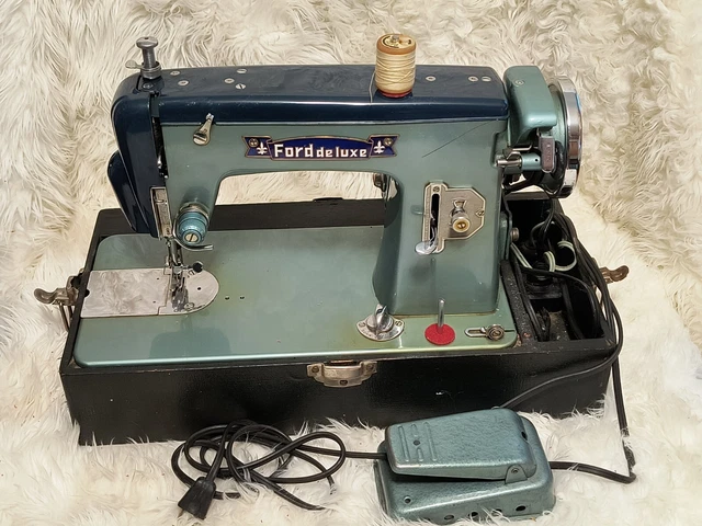 1950'S FORD DELUXE Sewing Machine, Vintage Edition FORD Motor Co., High ...