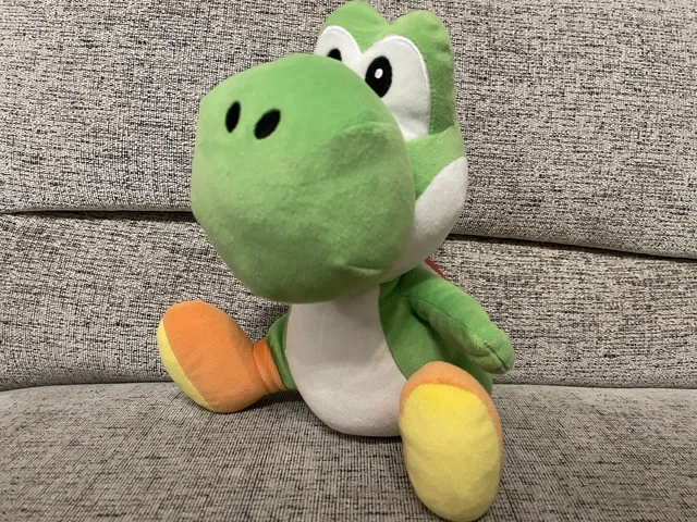 RARE SUPER MARIO 10 Inch Medium Yoshi Plush Soft Toy Japan Sanei Ac19 ...