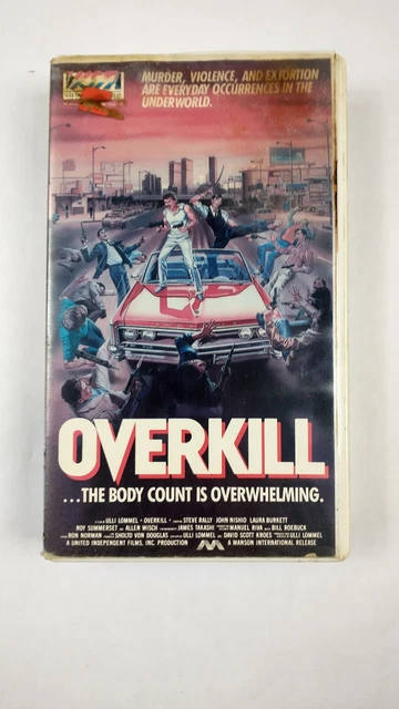 OVERKILL 80S RETRO cult action Film VHS Video Cassette Tape $19.99 ...