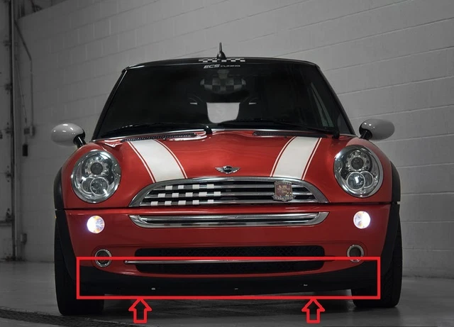 MINI NEW GENUINE Cooper R50 R52 (04/07-08) Front Bumper Lower Spoiler ...