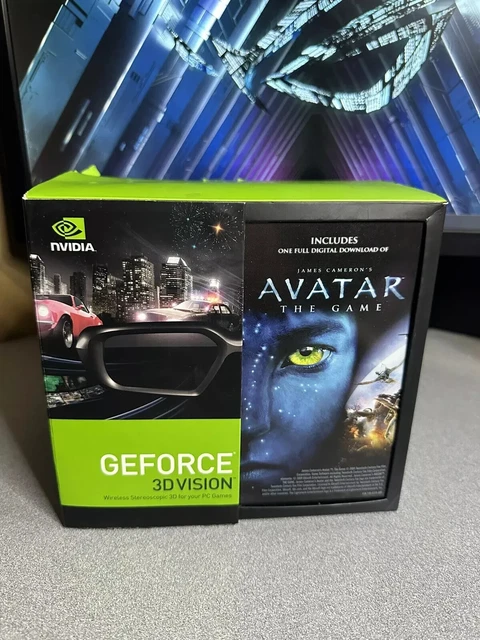 NVIDIA GEFORCE 3D Vision Kit with Glasses +IR Emitter Box Avatar ...