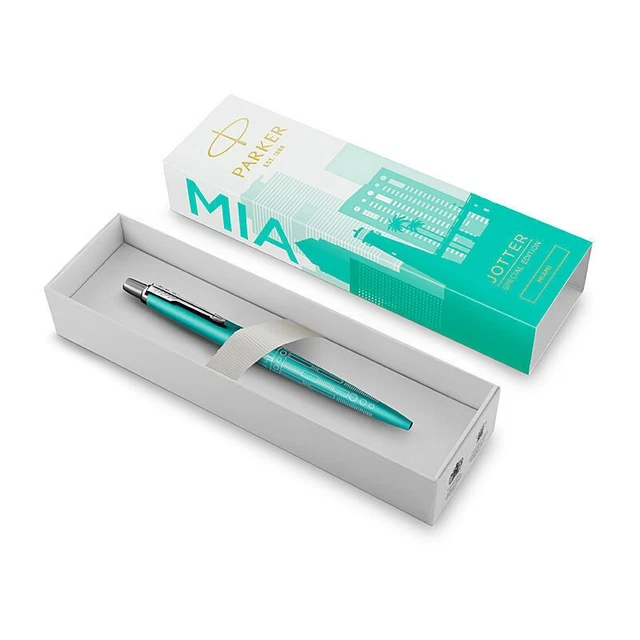 PARKER JOTTER ICON Miami Turqu $95.90 - PicClick AU