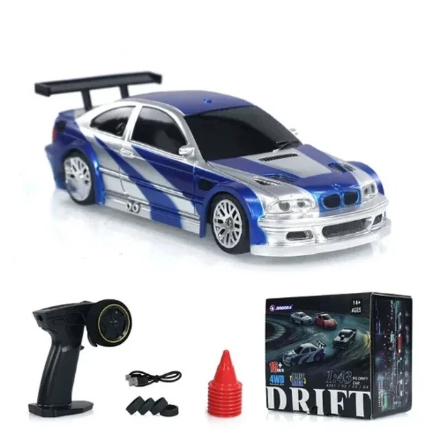 ORIGINAL MINI RACING Car 2.4G RC Drift Car 1/43 4WD Remote Control Car ...