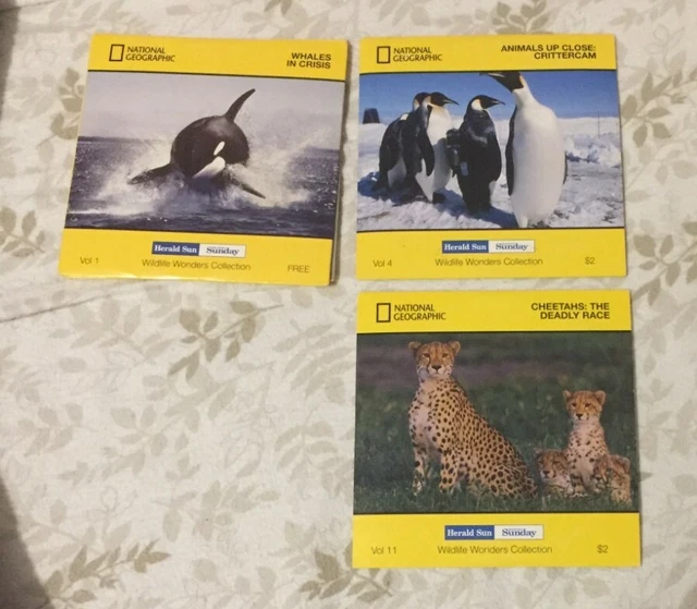 NATIONAL GEOGRAPHIC - Wildlife Wonders Collection vol.1 4 and 11 $18.96 ...
