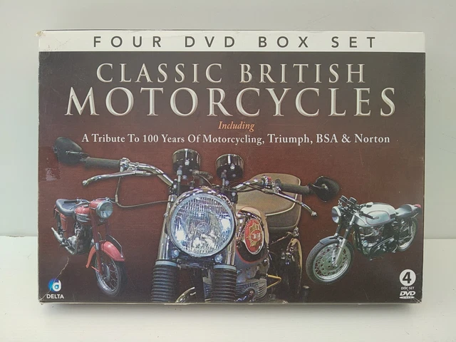 CLASSIC BRITISH MOTORCYCLES: 100 Years of Motorcycling/Triumph... DVD ...