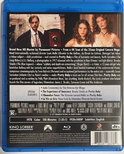 PRETTY BABY (BLU-RAY) - Brooke Shields - Susan Sarandon - Keith Carradine $20.50 - PicClick CA
