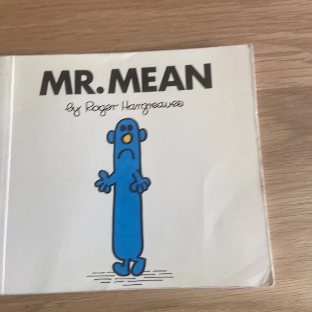 VINTAGE MR MEN Book Mr Mean by Roger Hargreaves 1990 £0.99 - PicClick UK