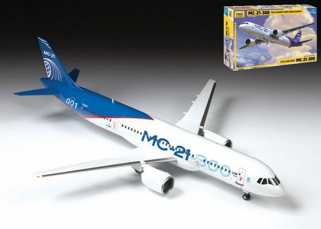 MODEL AIRCRAFT FOR Building Model Assembly Kit Zvezda Irkut MC-21 Scale ...
