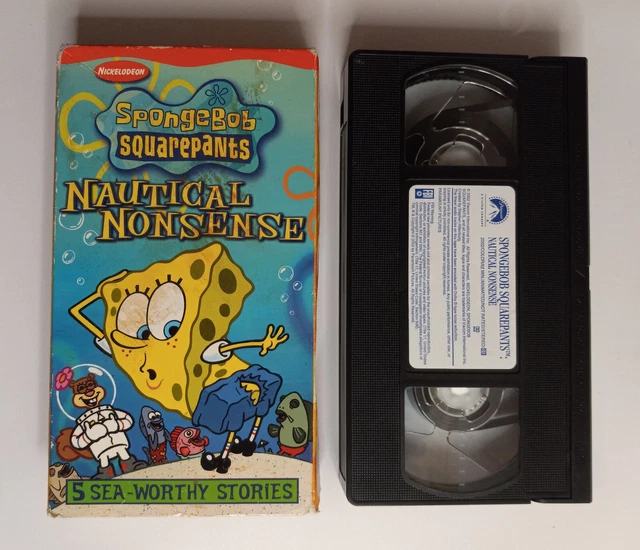 SPONGEBOB SQUAREPANTS - Nautical Nonsense (VHS, 2002) Nickelodeon £9.50 ...