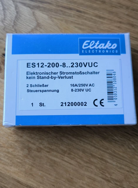 ELTAKO ES12-200UC STROMSTOSSSCHALTER Schließer Fernschalter Relais EUR 37,00 - PicClick DE