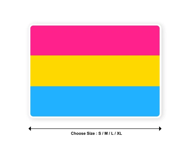 STICKER DRAPEAU LGBT LGBTQIA PANSEXUEL pride autocollant raindbow arc ...