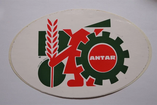 ADESIVO PUBBLICITÀ ANTAR Trattori Trattore Trek Zetor Iraq 70er ...