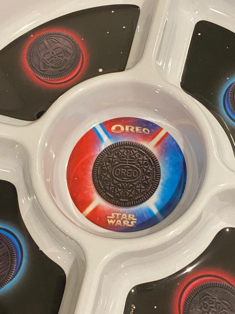 PLATEAU DE SERVICE Oreo Cookie STAR WARS côté foncé DARTH VADER ou côté ...