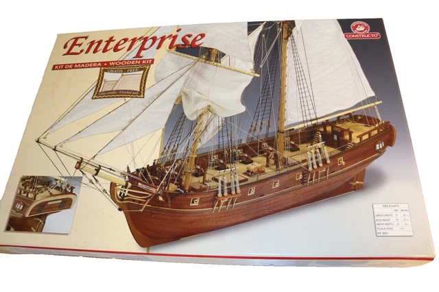 CONSTRUCTO BAUSATZ SCHIFF Segelschiff Enterprise Mayland 1799 Wooden ...