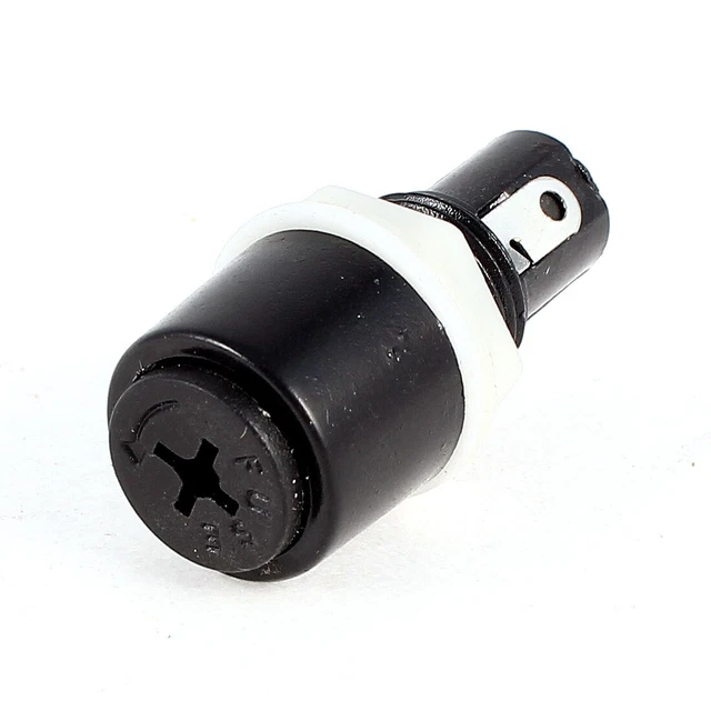 ROSCA 12MM 250V 10A CABEZA CRUZADA Tornillo Portafusibles 5mm x 20mm ...