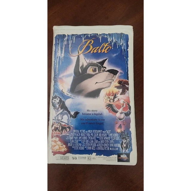 BALTO VHS UNIVERSAL Studios £2.39 - PicClick UK