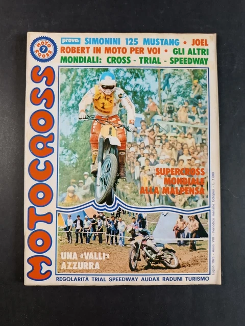 RIVISTA MOTOCROSS NUMERO 7 anno 1978 Simonini/Joel EUR 15,00 - PicClick IT
