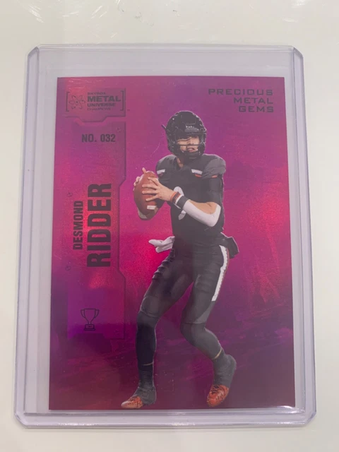 2022 SKYBOX METAL Universe Champions PMG rose /75 Desmond Ridder #032 ...