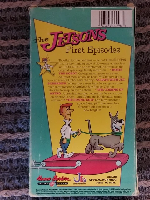 1989 THE JETSONS First Episodes-Super Stars Edition VHS $18.00 ...
