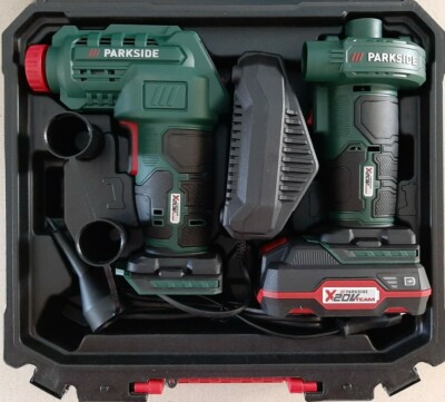 PARKSIDE BATTERY COMPRESSOR PAK 20-Li B2 Air Pump PALP B2, with Battery ...