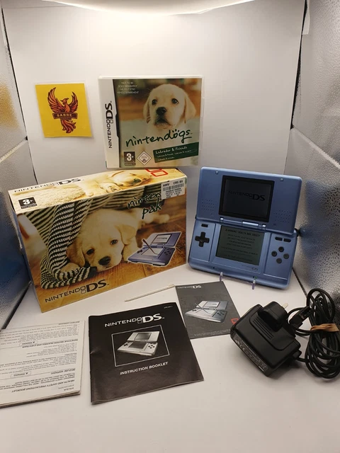 ORIGINAL NINTENDO SPECIAL Edition DS Blue Console Nintendogs Pak ...