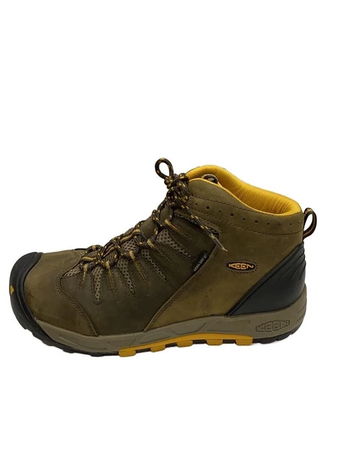 KEEN BRYCE MID Wp/Trekking Shoes/28Cm/Khk/Leather/1007864 12112 £239.38 ...