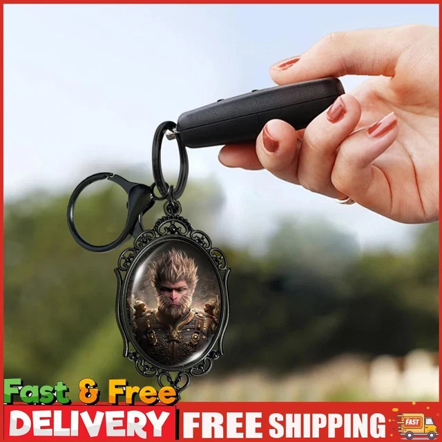 BLACK MYTH WUKONG Keychain Metal Game Wukong Keyring for Bag Luggage ...