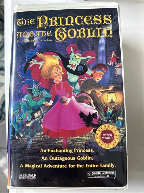 THE PRINCESS AND the Goblin VHS Tape Clamshell Case 1994 Hemdale £6.03 ...