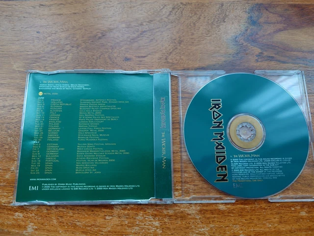 IRON MAIDEN THE Wicker Man 1 Track For Promotional Only Cd 2000 EMI ...