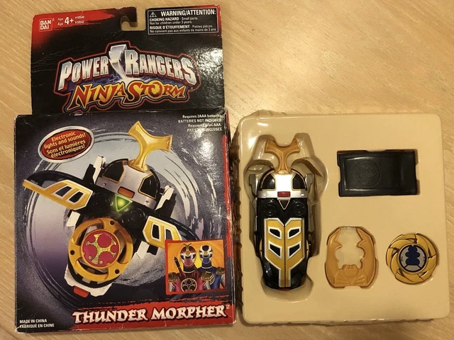 POWER RANGERS NINJA Storm Thunder Morpher Complete Boxed Tested Working ...
