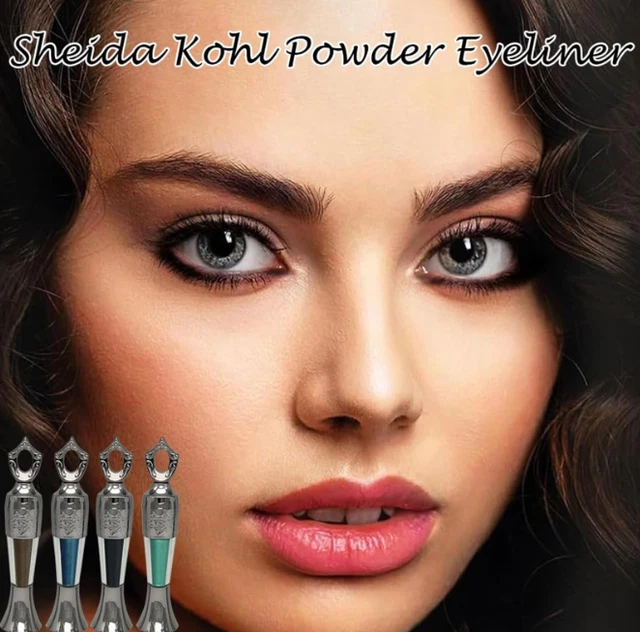 SHEIDA KOHL POWDER Eyeliner.100% Natural Egyptian Style Eyeliner in ...