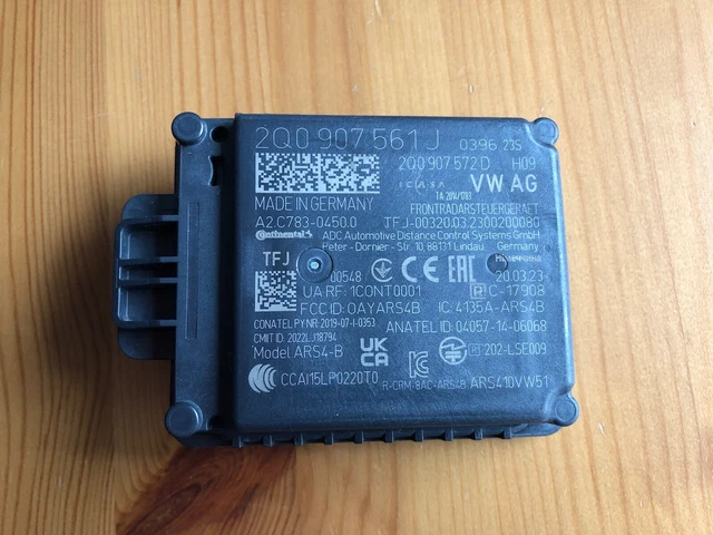 VOLKSWAGEN FRONT RADAR Sensor Genuine Vw Audi Skoda Adas Sensor ...