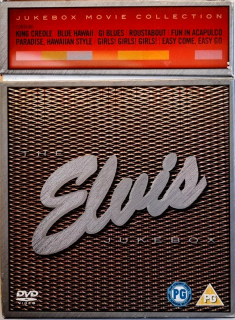 ELVIS PRESLEY 8 Film DVD Box Set King Creole, Blue Hawaii, GI Blues + 5 ...