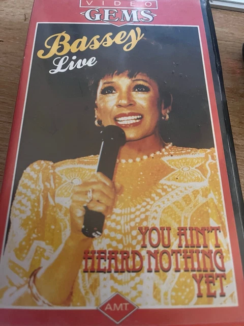 SHIRLEY BASSEY LIVE You Ain’t Heard Nothing Yet! VHS Video £9.95 ...